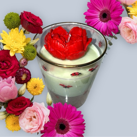 Hand Crafted | Accents | Honey Vanilla Lavender Soy Candle In A Lady ...